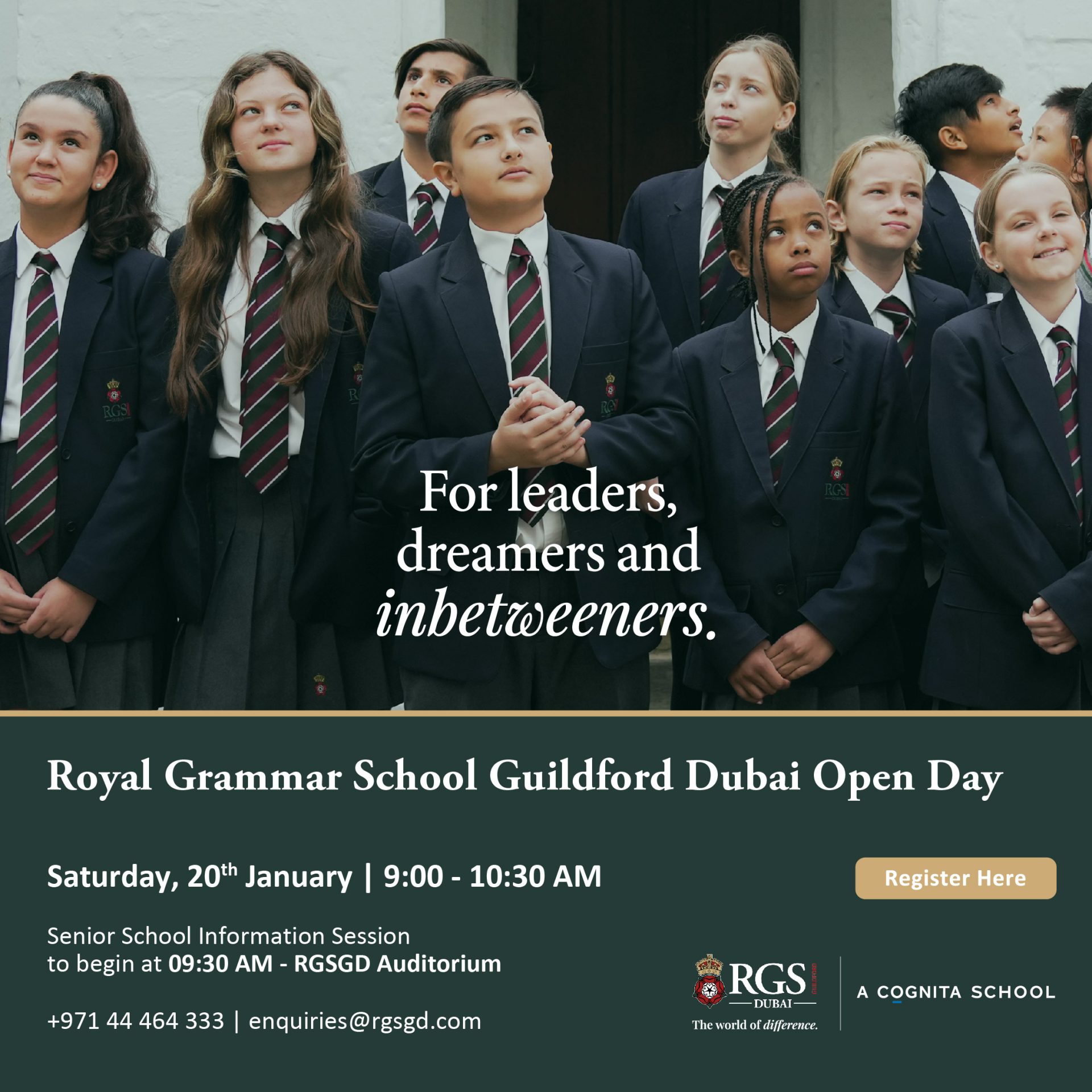 Royal Grammar School Guildford Dubai Open Day – Dubai Offshore Sailing Club