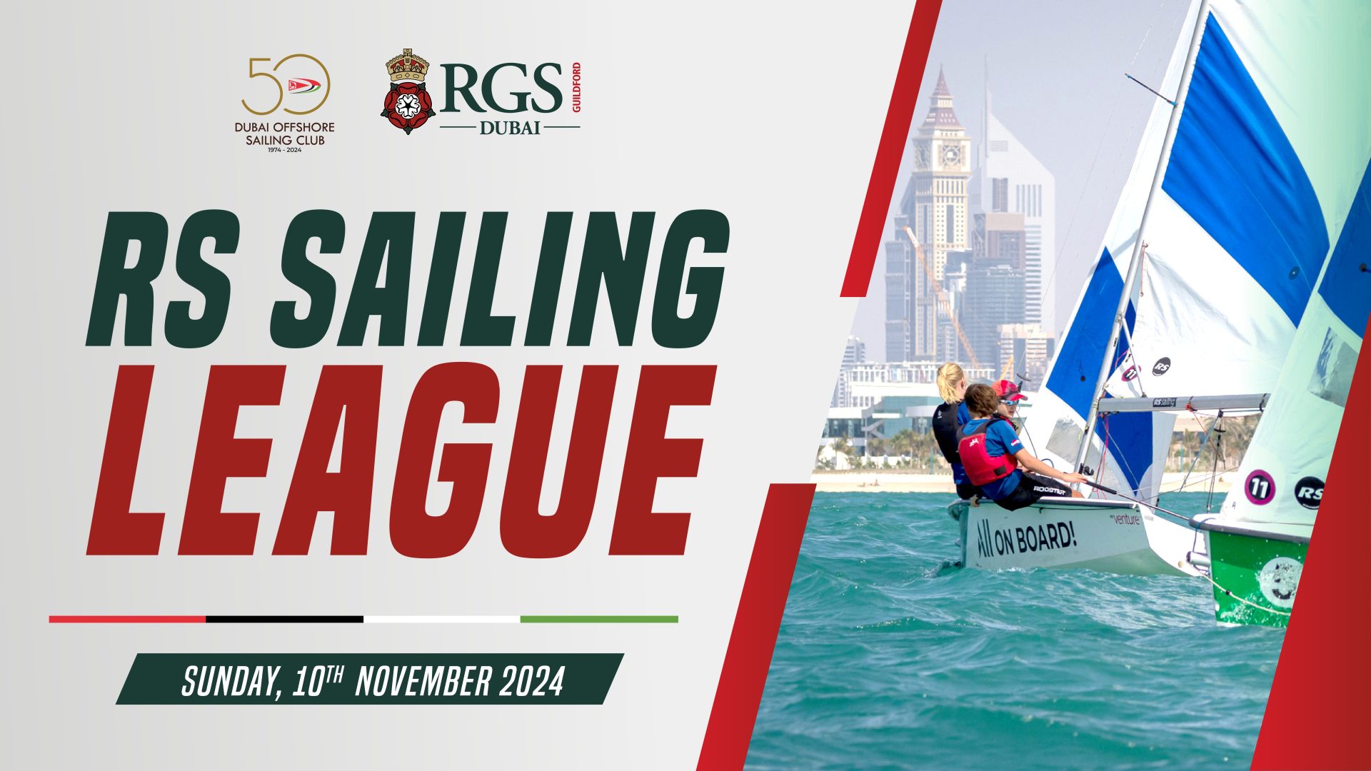 Racing for this weekend | RS Sailing League | Sunday, 10th November ...